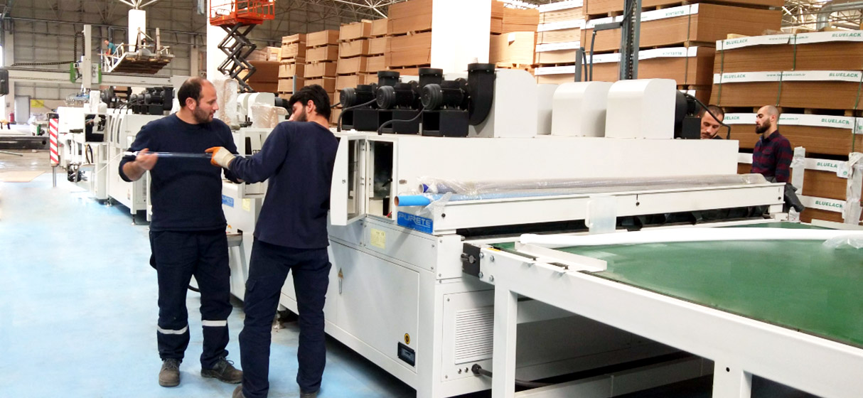 UV roller coating production line-Roller Coating Production line-PURETE