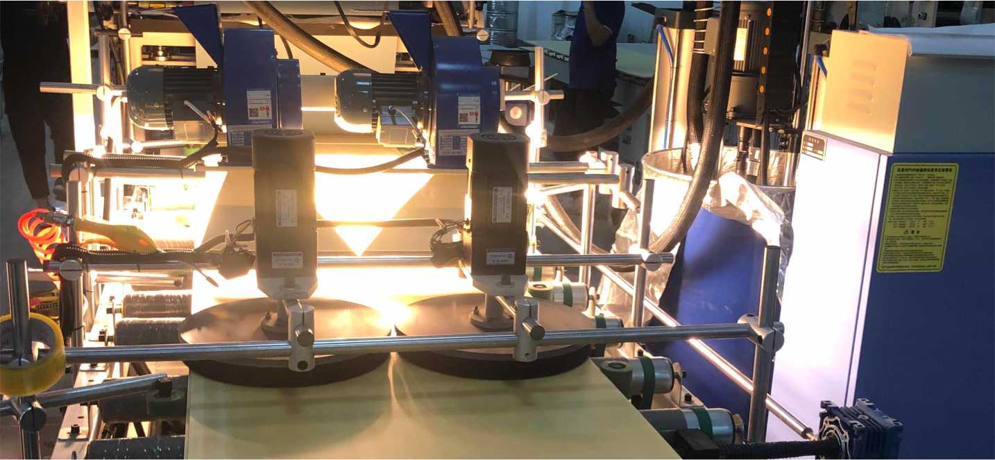 Line wrapping machine / wide board wrapping machine-Pur Laminating ...